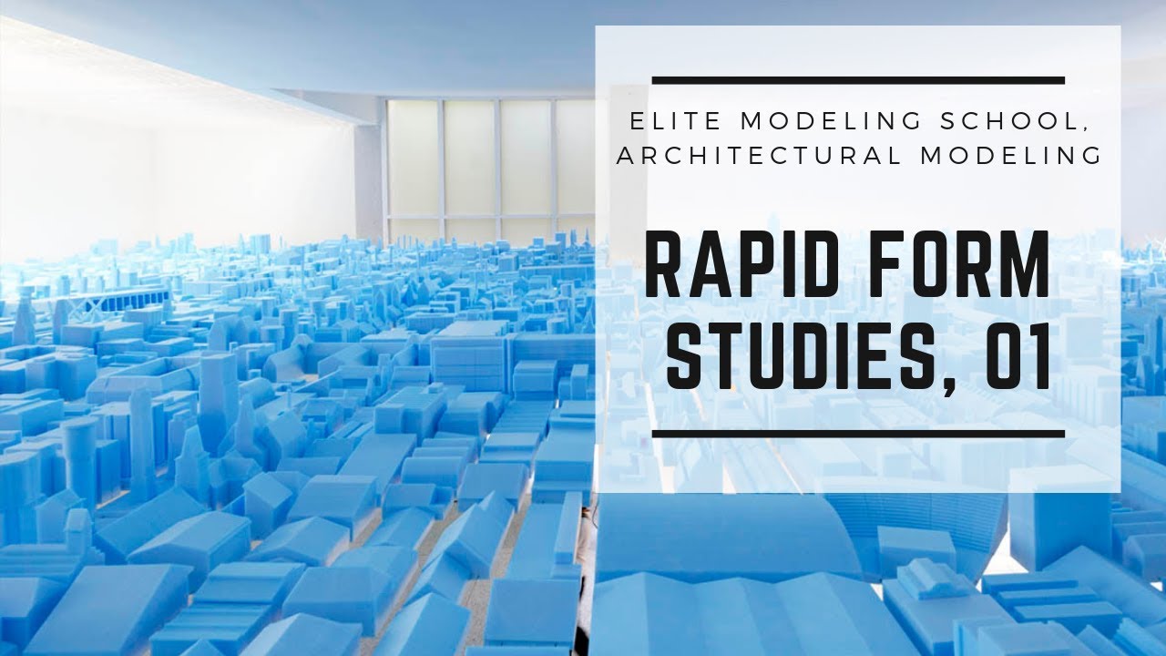 Rapid Form Studies, Part 01: Massing Models - YouTube