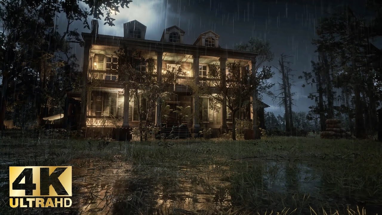 🐸 Fairy Tale Storm • Magical Rain on Lily Pads • Lakeside Cabin ...