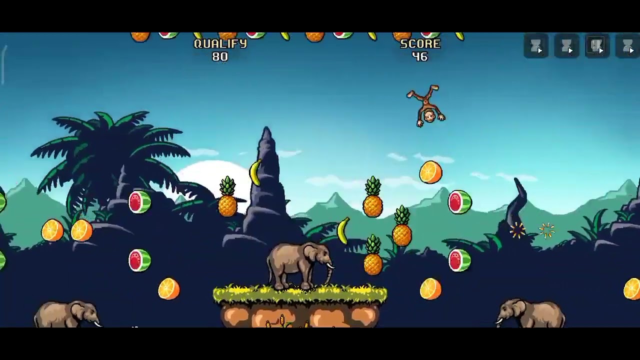 Monkey video game for kids - YouTube