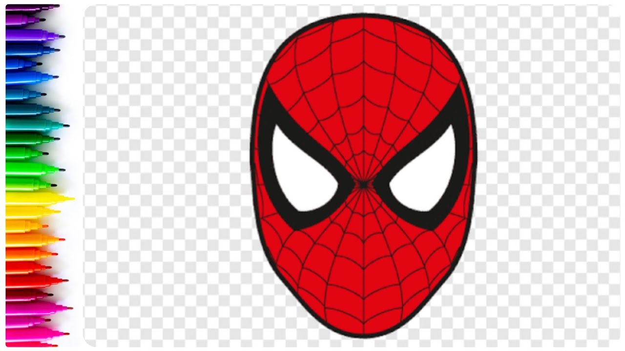 how to draw heart Spiderman | Spiderman drawing and coloring | drawing ...