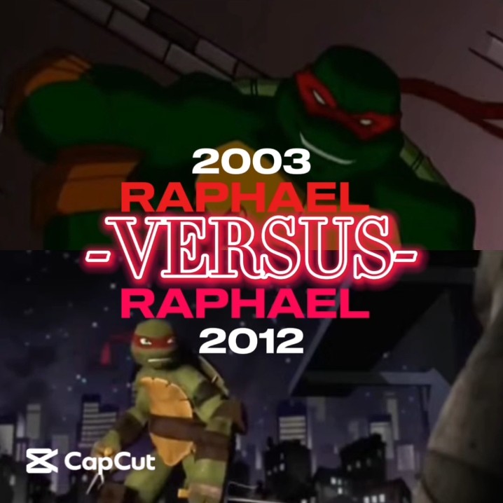 TMNT(2003) VS TMNT(2012) RAPHAEL|#1v1 #edit #tmnt - YouTube