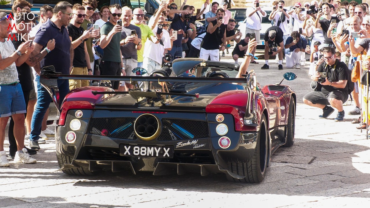 HYPERCARS IN MATERA - 3x Jesko, 2x Zonda 760, AMG ONE, Huayra Epitome ...