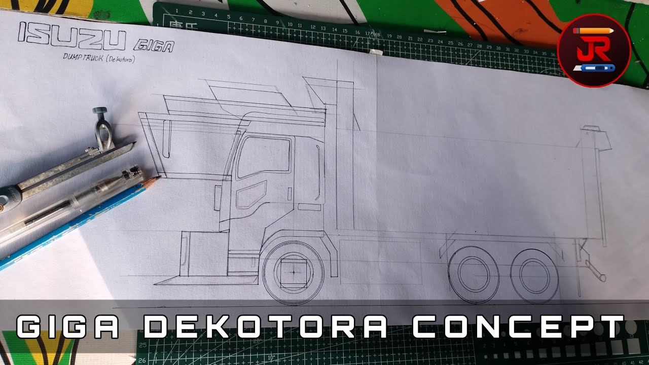 ISUZU GIGA Dekotora Concept Dump Truck Plan - YouTube