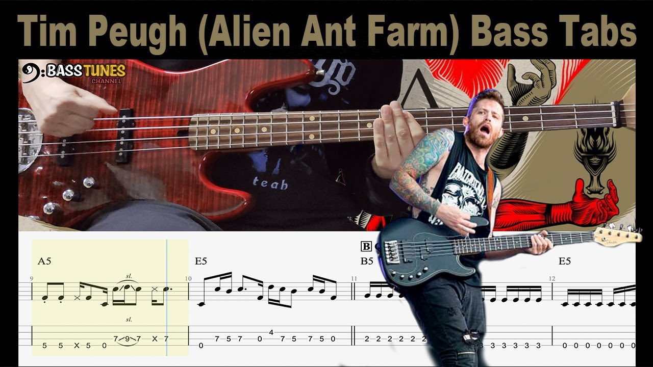 Alien Ant Farm - Fade BASS COVER (with Tabs and Sheet) - YouTube