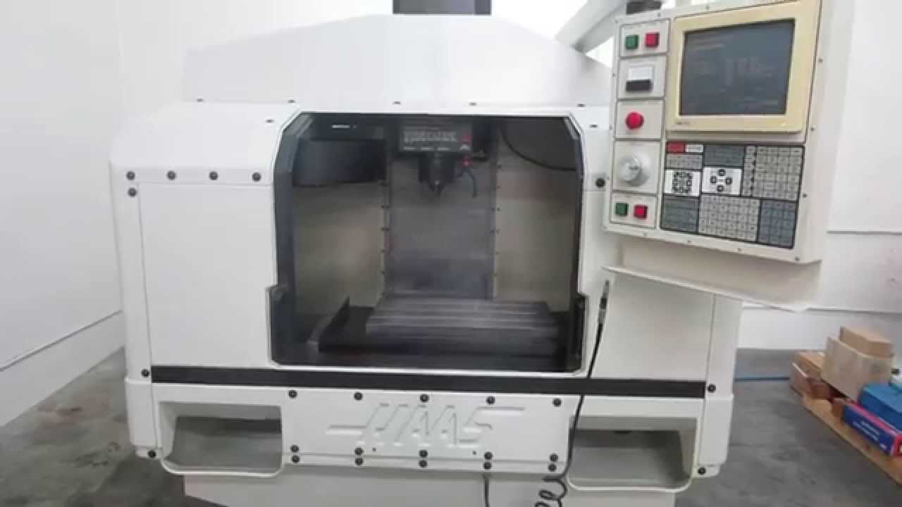 HAAS VF-0 Vertical Machining Center/ New in 1993 - YouTube