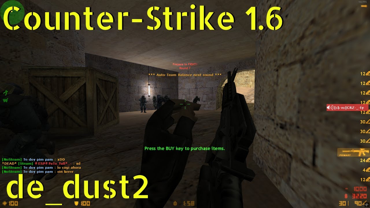 Counter-Strike 1.6 de_dust2 online gameplay - February 2025 - YouTube