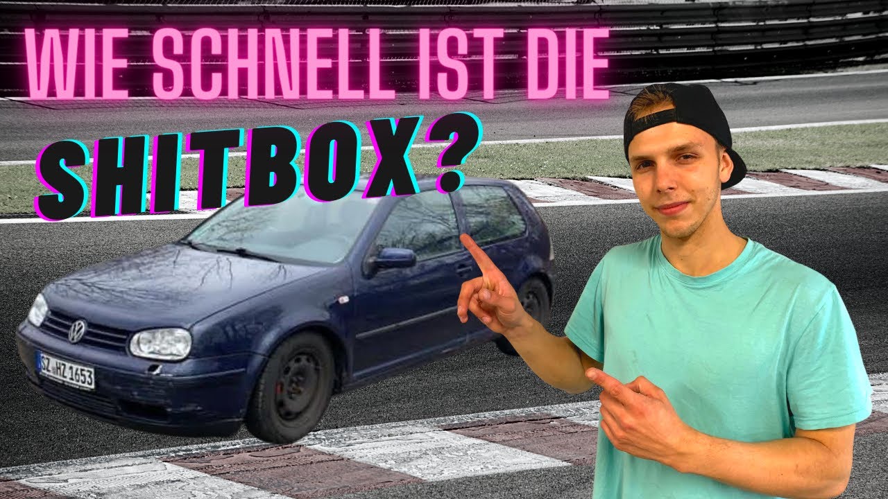 Golf 4 Shitbox | Zeiten messen | höchstens schneller als ein Bobbycar ...