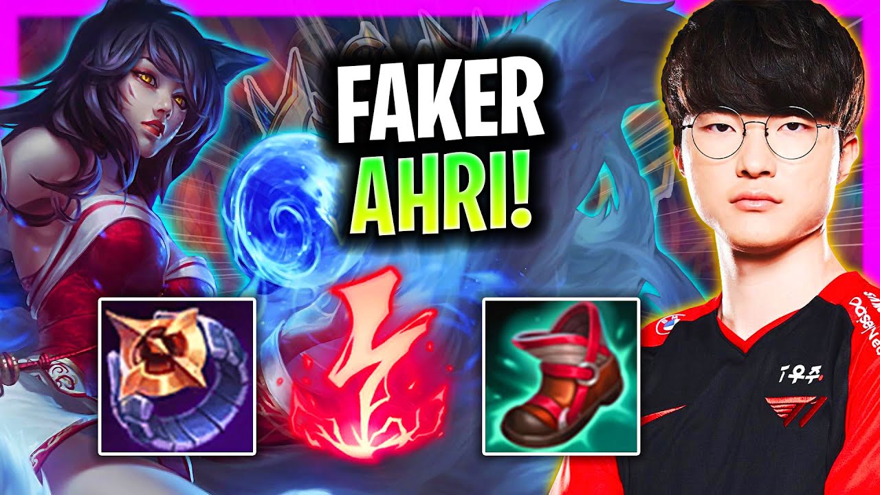 FAKER CHILLING WITH AHRI! | T1 Faker Plays Ahri Mid vs Sylas! Season ...