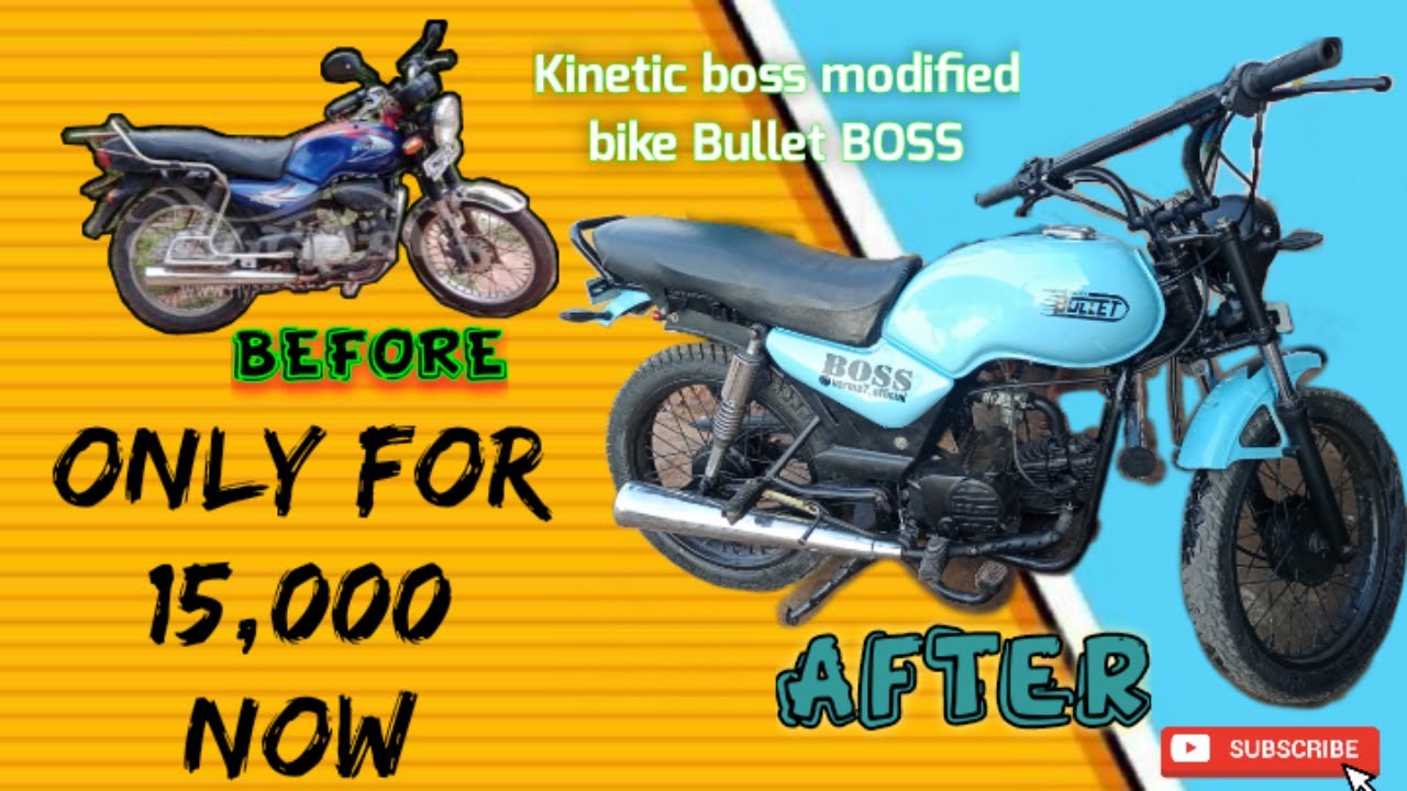 BIKE KINETIC BOSS modified into-CAFE RACERTRIUMPH CAFE RACER# ...