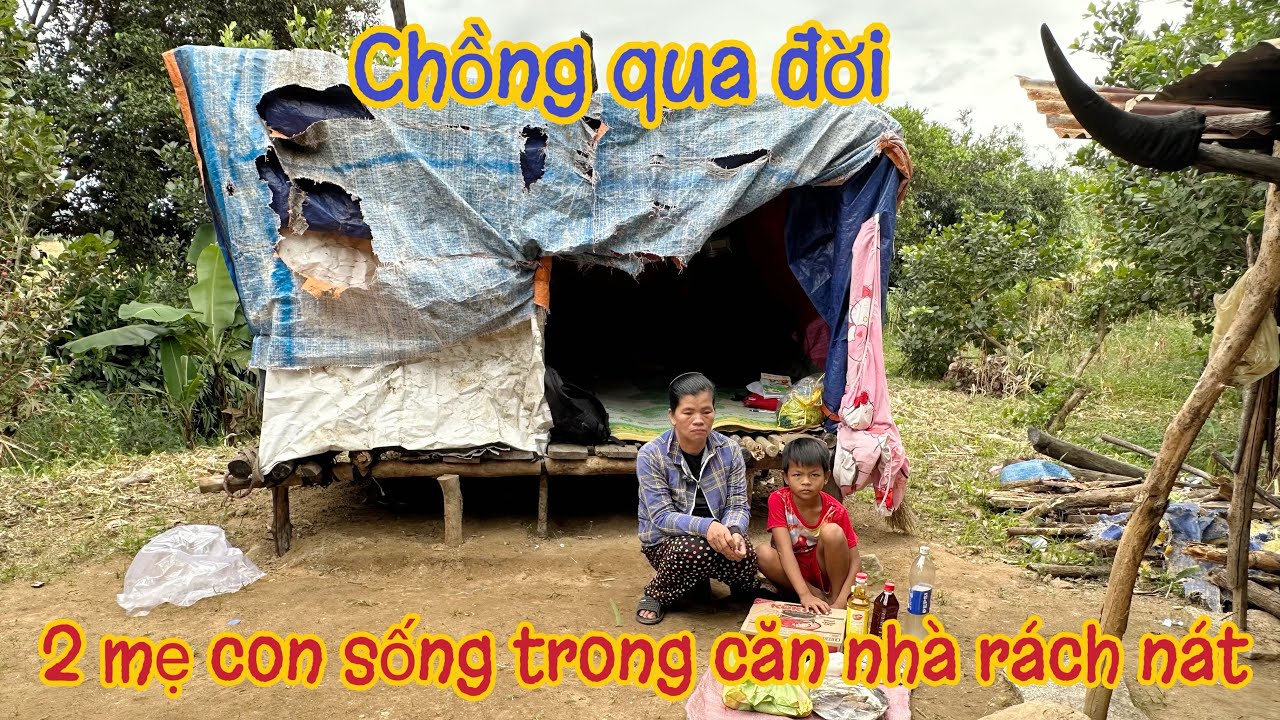 Hai mẹ con sống trong căn nhà rách nát, mưa to gió lớn là bay. Tập 41 ...
