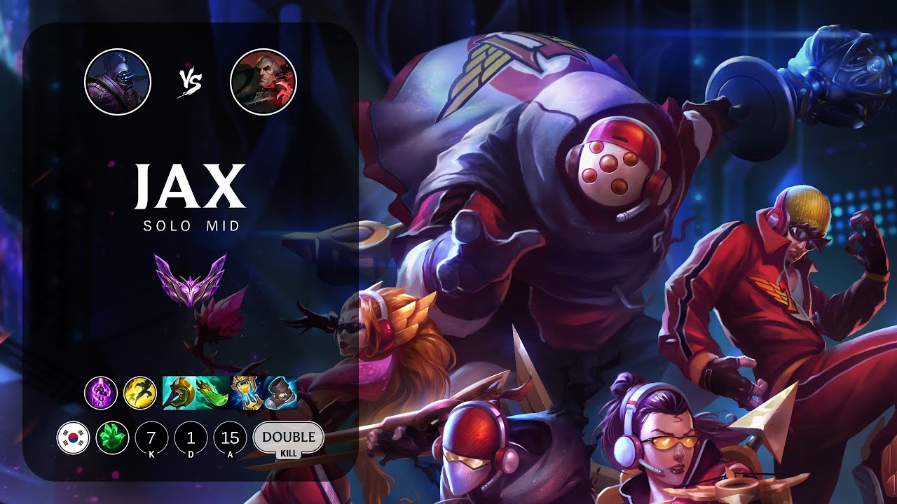 Jax Mid vs Swain - KR Master Patch 13.24 - YouTube