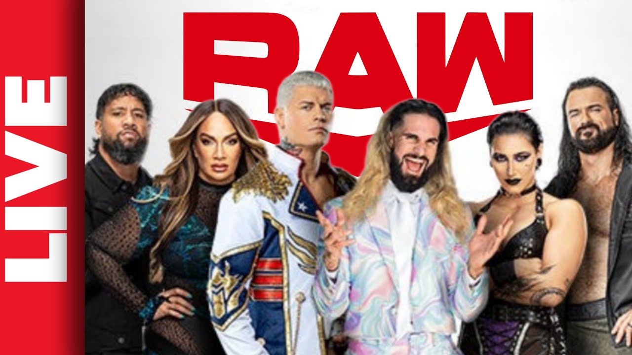 🔴 WWE RAW Live Stream | RAW AFTER WRESTLEMANIA | Watch Along April 8th ...