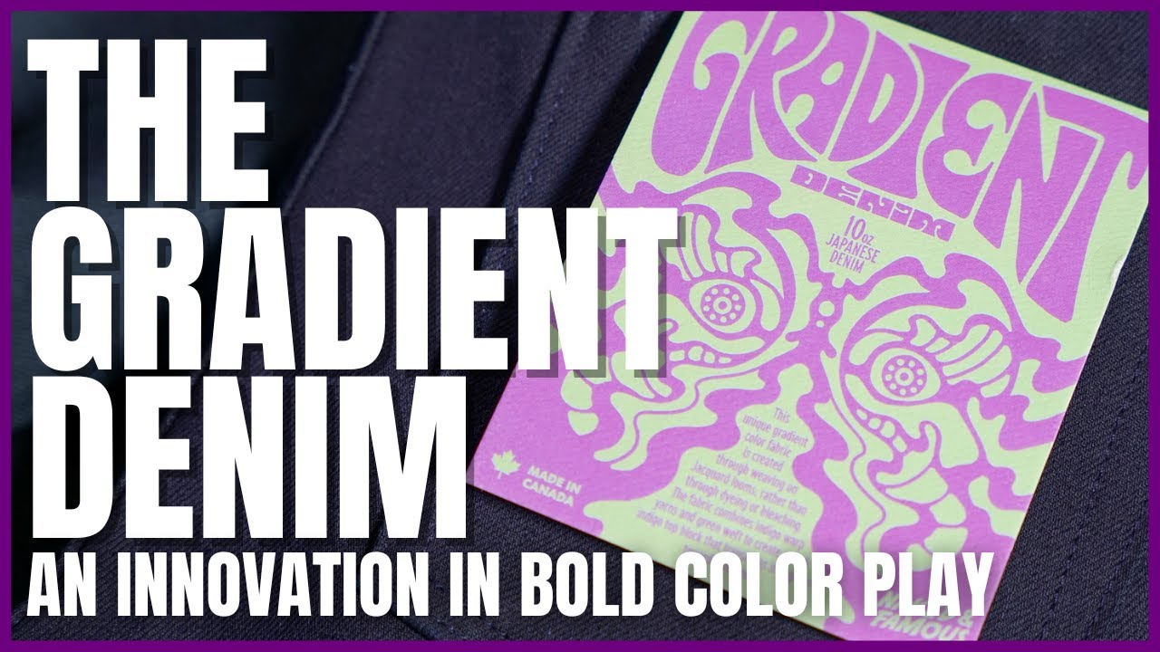 The Gradient Denim - An Innovation In Bold Color Play - YouTube