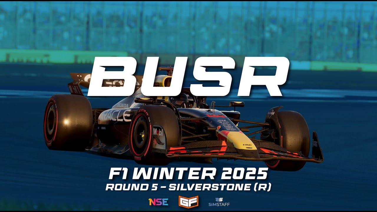 BUSR F1 Winter Championship | Round 5 | Silverstone (Reverse) - YouTube