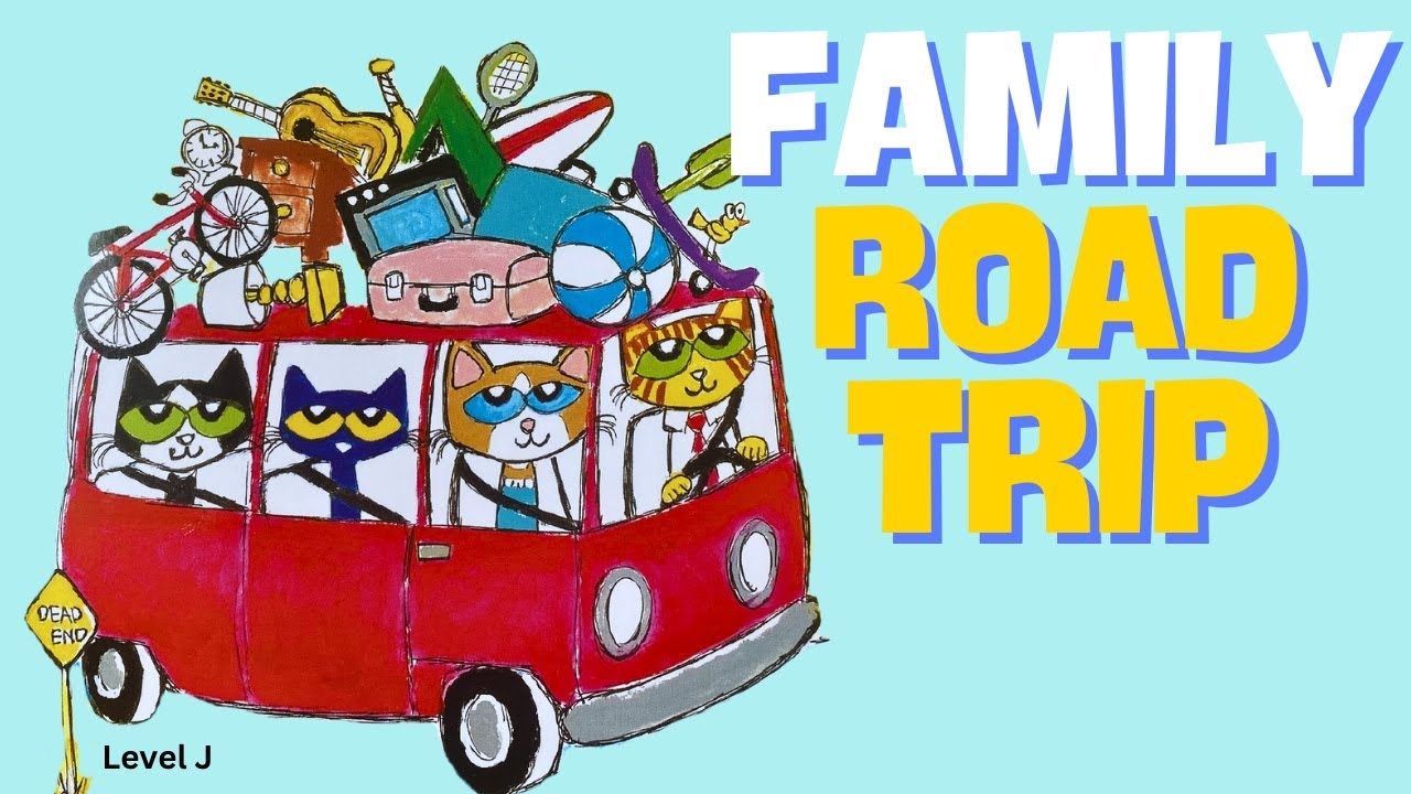 PETE THE CAT: FAMILY ROAD TRIP l KIDS READ BOOKS ALOUD - YouTube