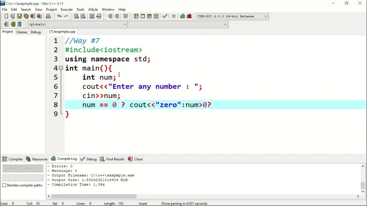 Way #7 of 13 to check if the number is positive, negative or zero in ...