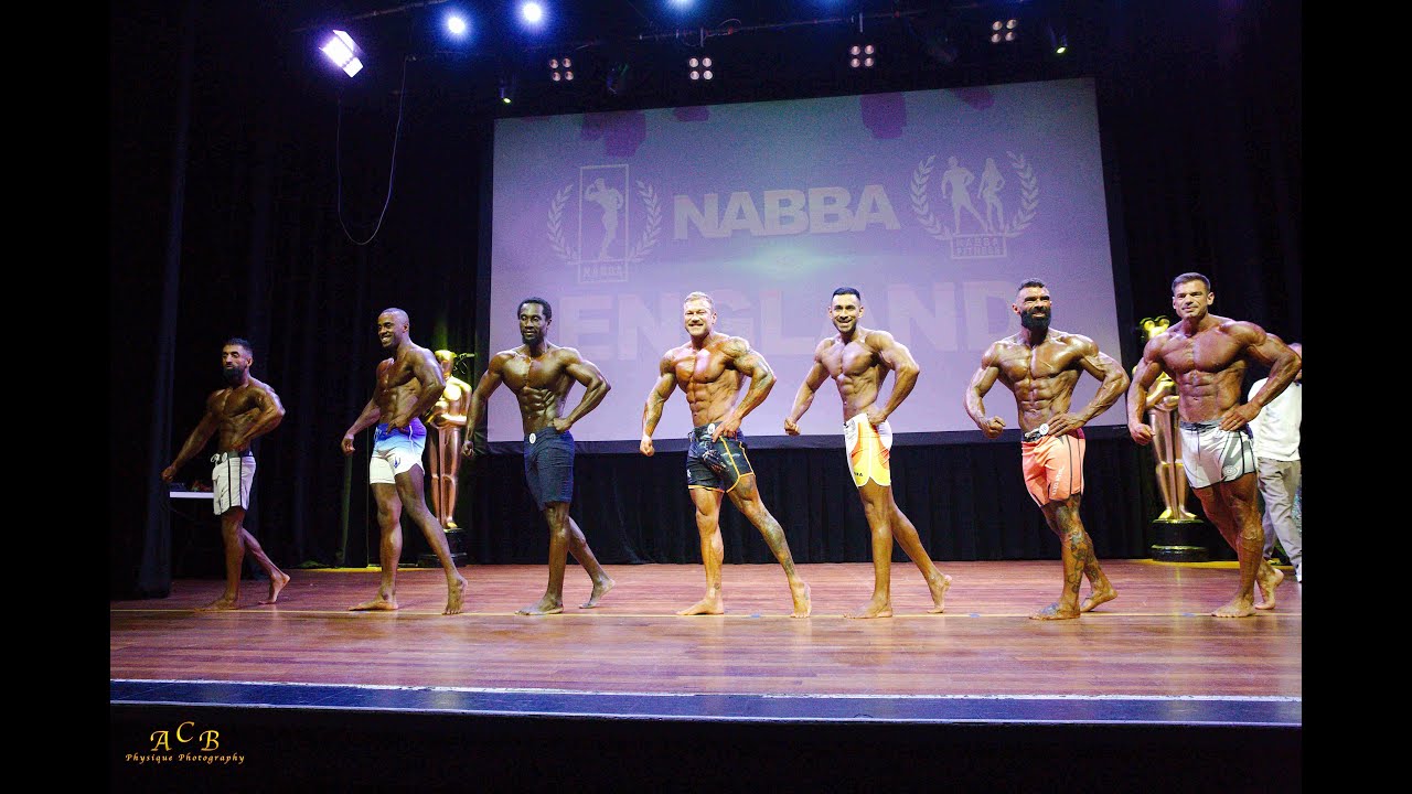 Nabba England Men's physique's comparison's - YouTube