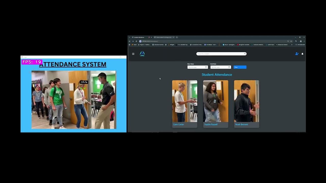 Real-Time Face Recognition Attendance System Python - YouTube