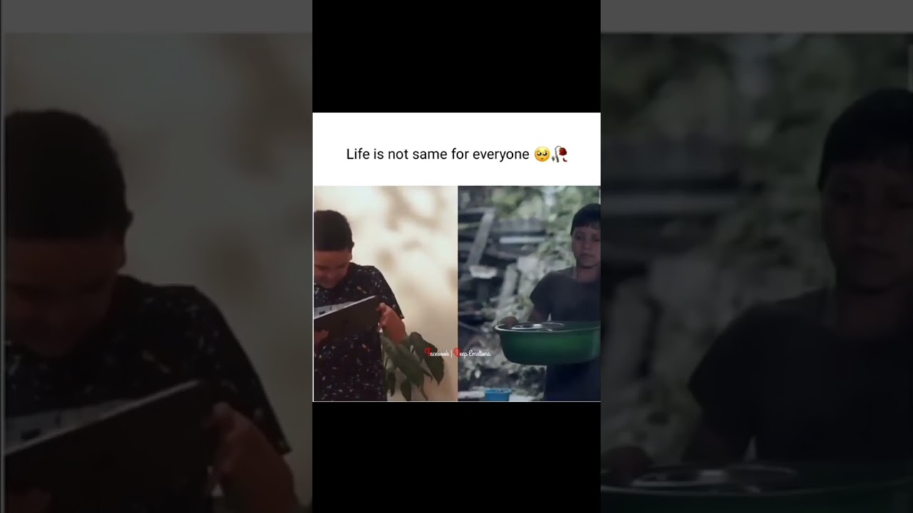 life is not same for everyone 🥺 - YouTube
