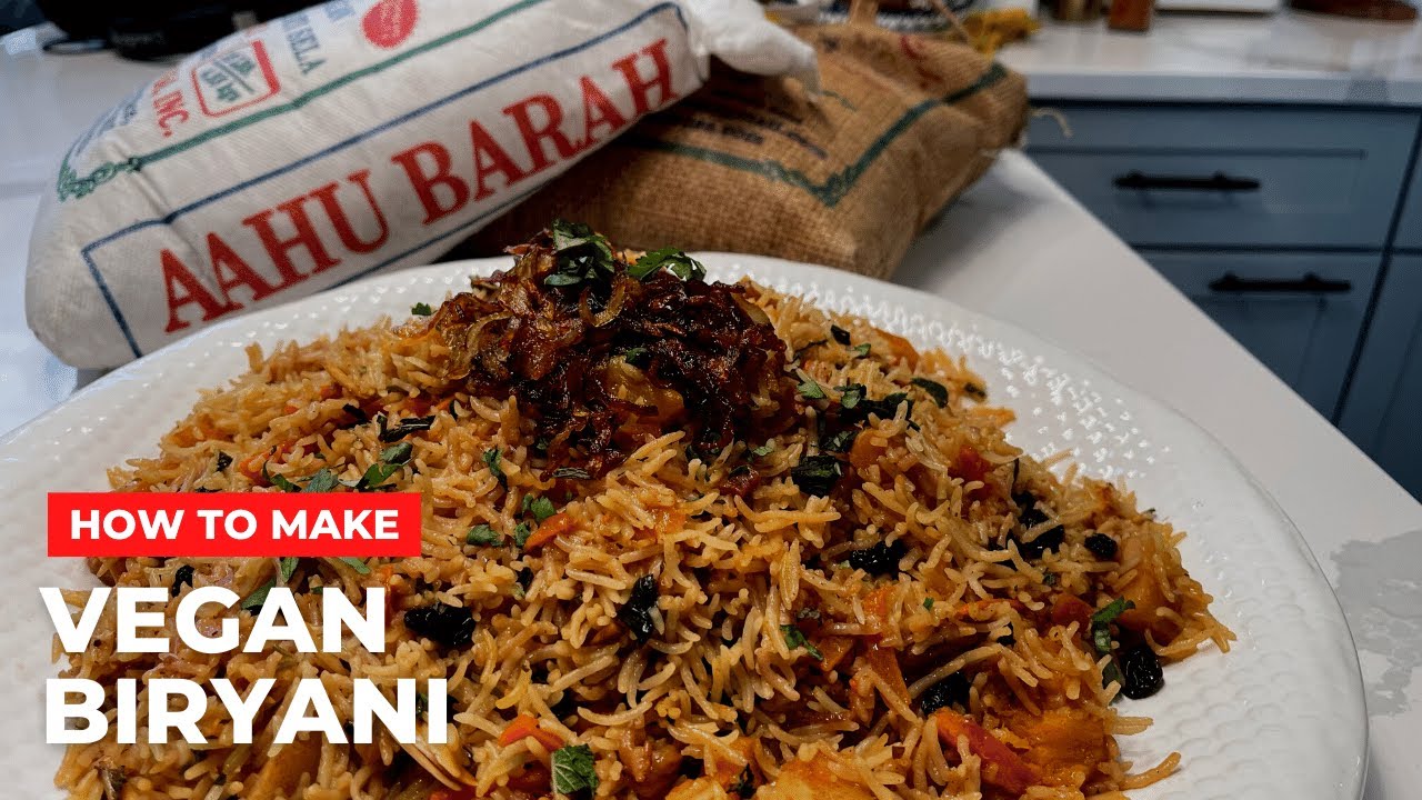 Thanksgiving Recipes - Vegan Roasted Root Biryani - Afghan Food - YouTube