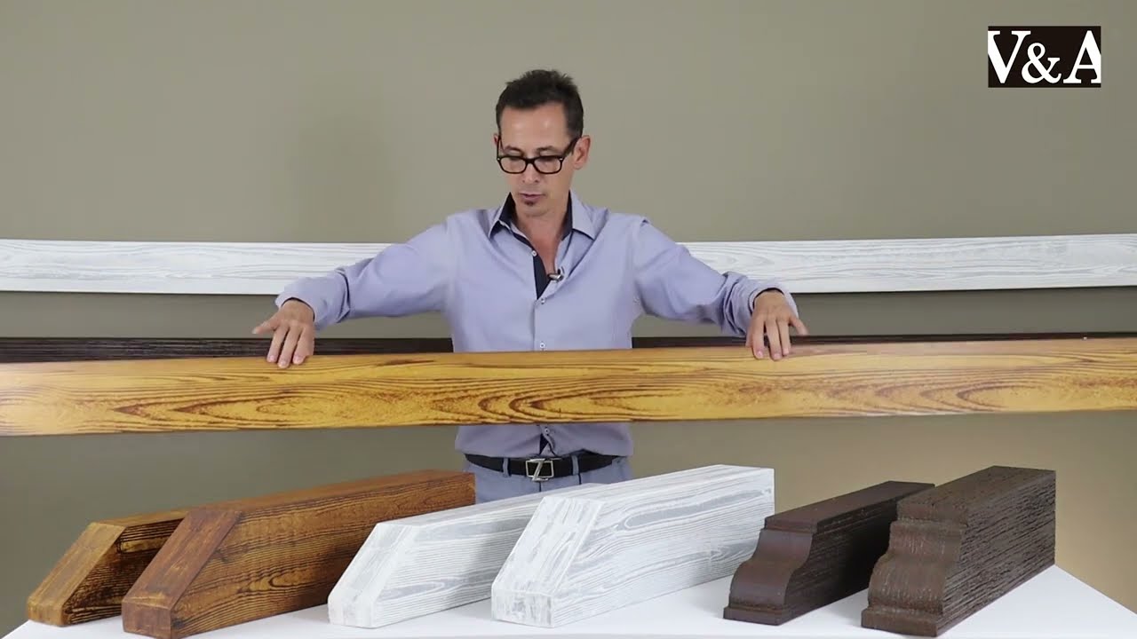 Conoce nuestras vigas de imitación madera - YouTube