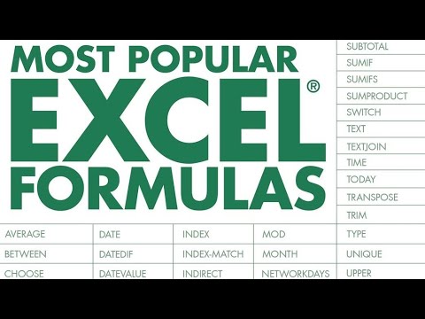 Excel Formula - YouTube