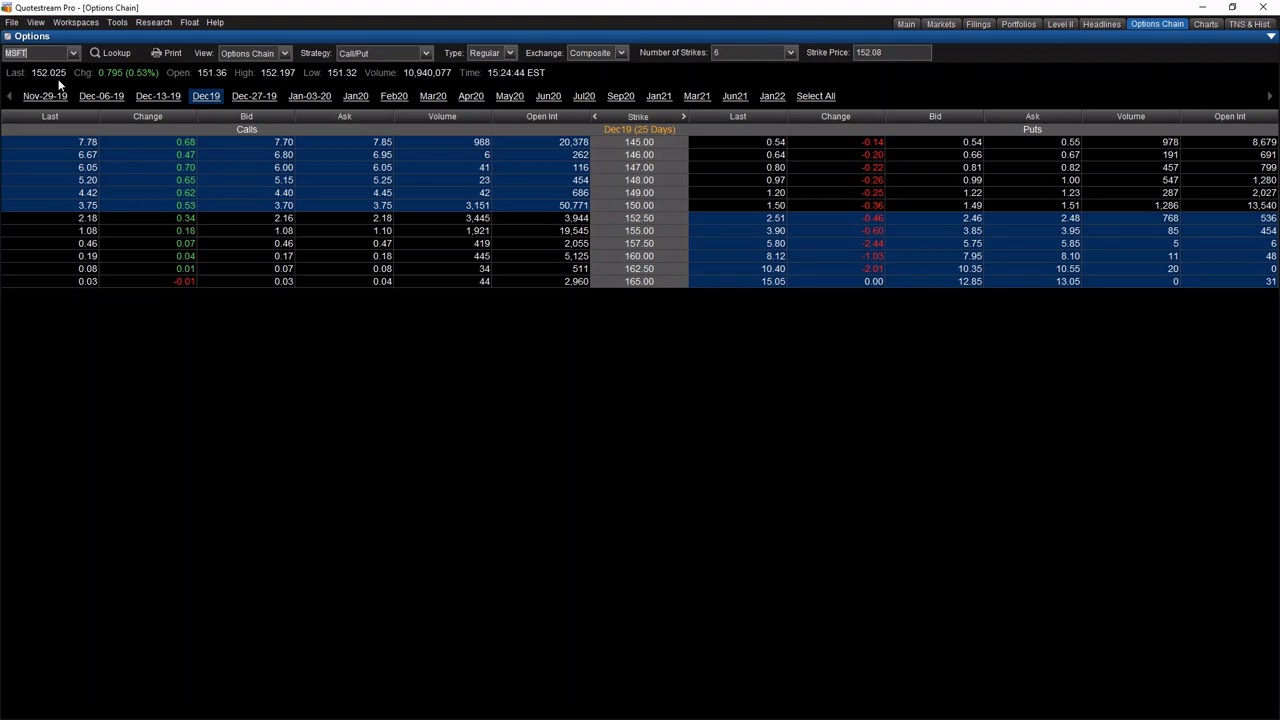 Quotestream - An Introduction to the Options Module - YouTube