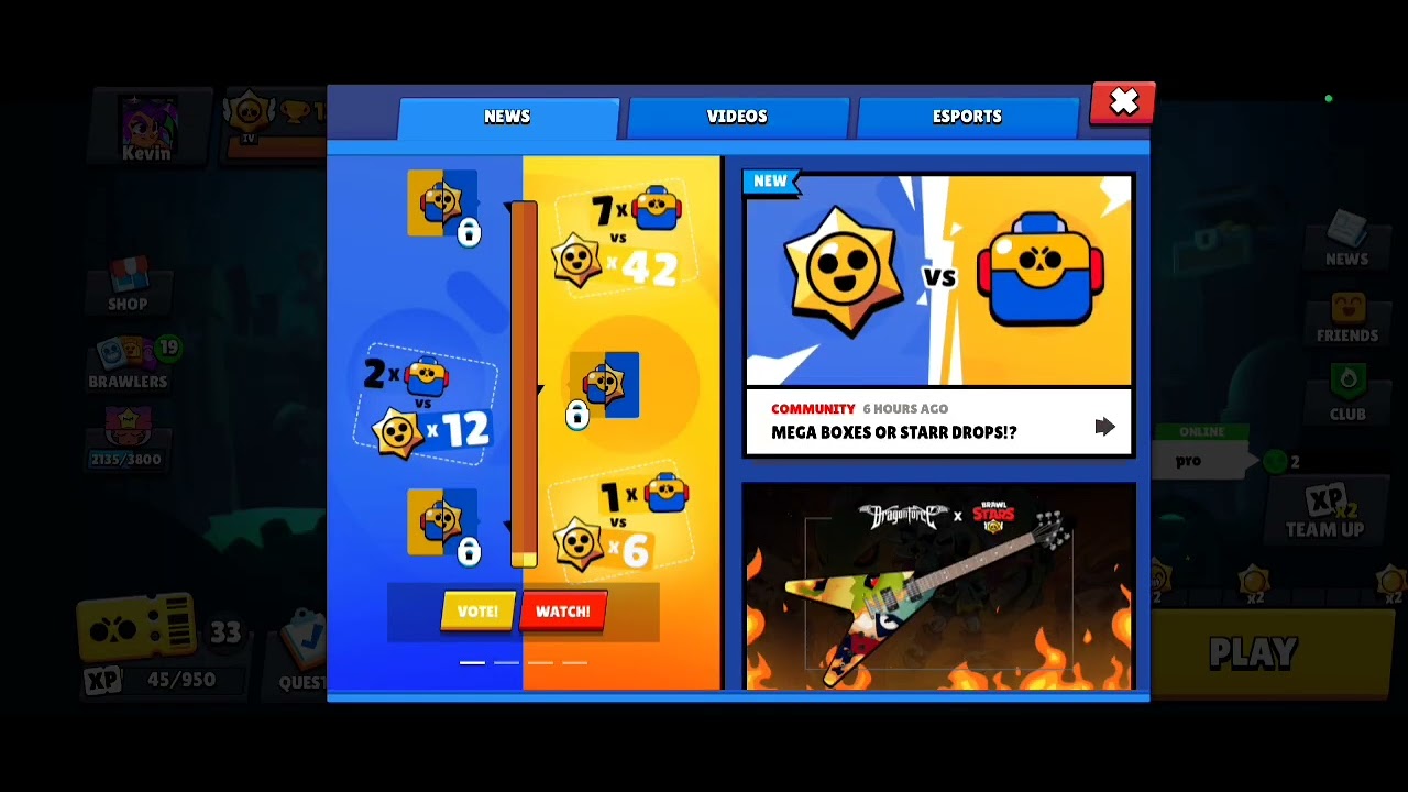 Vote stardrops #BoxVsDrops #Brawlstars - YouTube