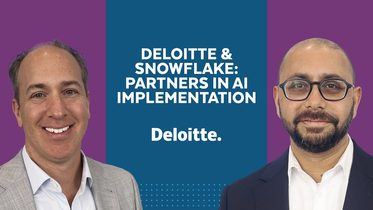 Deloitte And Snowflake Work Together To Bring AI Success To Enterprises ...