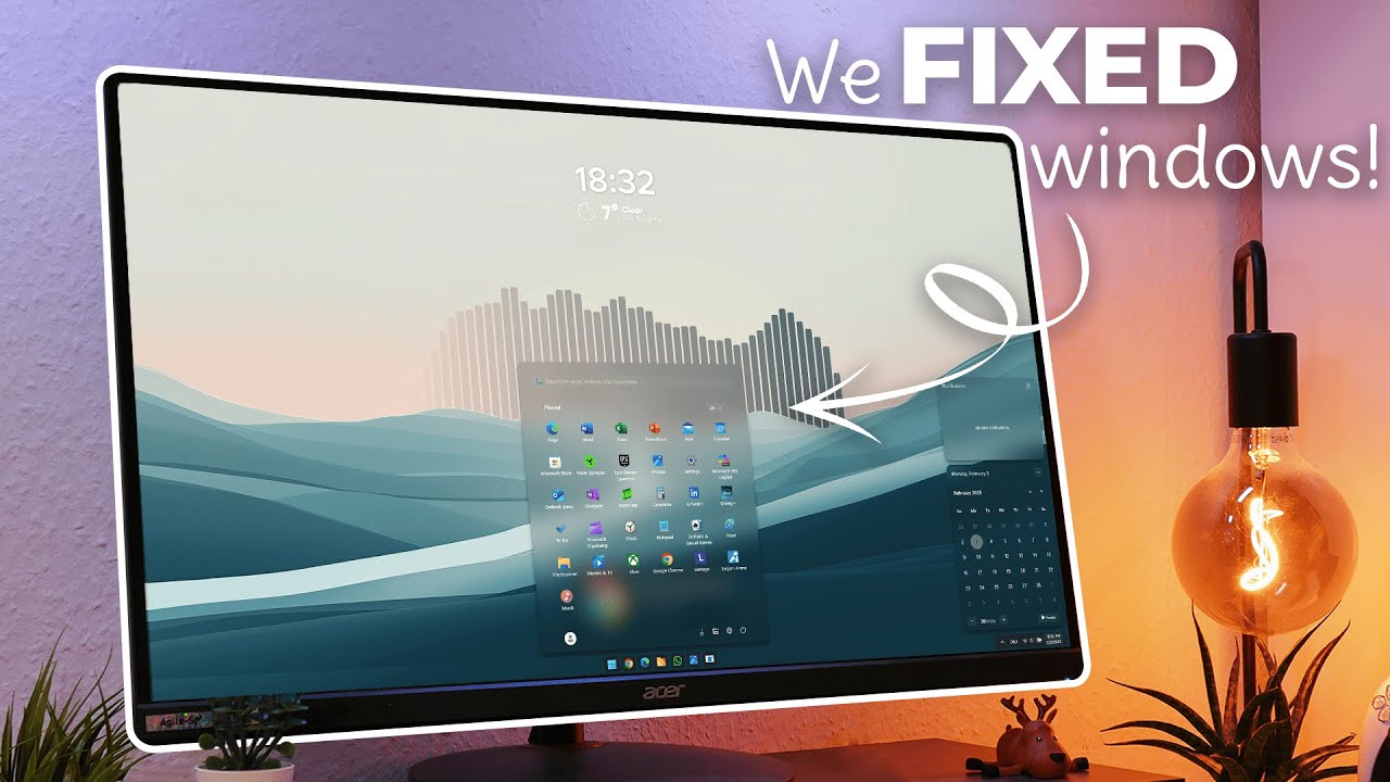 This Will Make Your Windows PC asthetic and functional! - YouTube