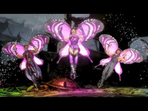 MK11 Ultimate All Characters Transforms Into A Butterfly (All Characters Perform Devorah FRIENDSHIP)