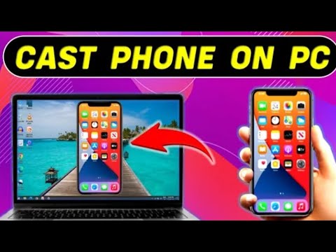 How to cast or mirror your phone screen to computer or laptop - YouTube