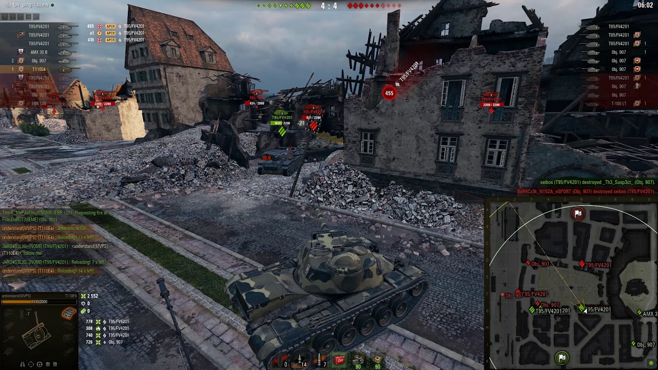 World of Tanks - NOMI vs INVIL - T10 Stronghold - YouTube