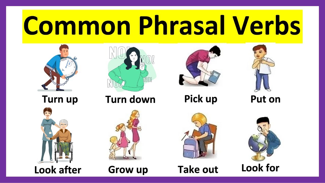 Common Phrasal Verbs with Examples - YouTube
