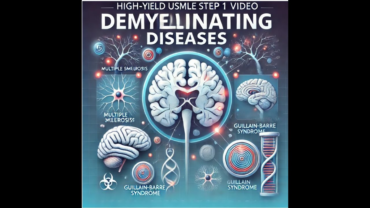 Multiple Sclerosis|Guillain Barré Syndrome|High yield review USMLE Step ...