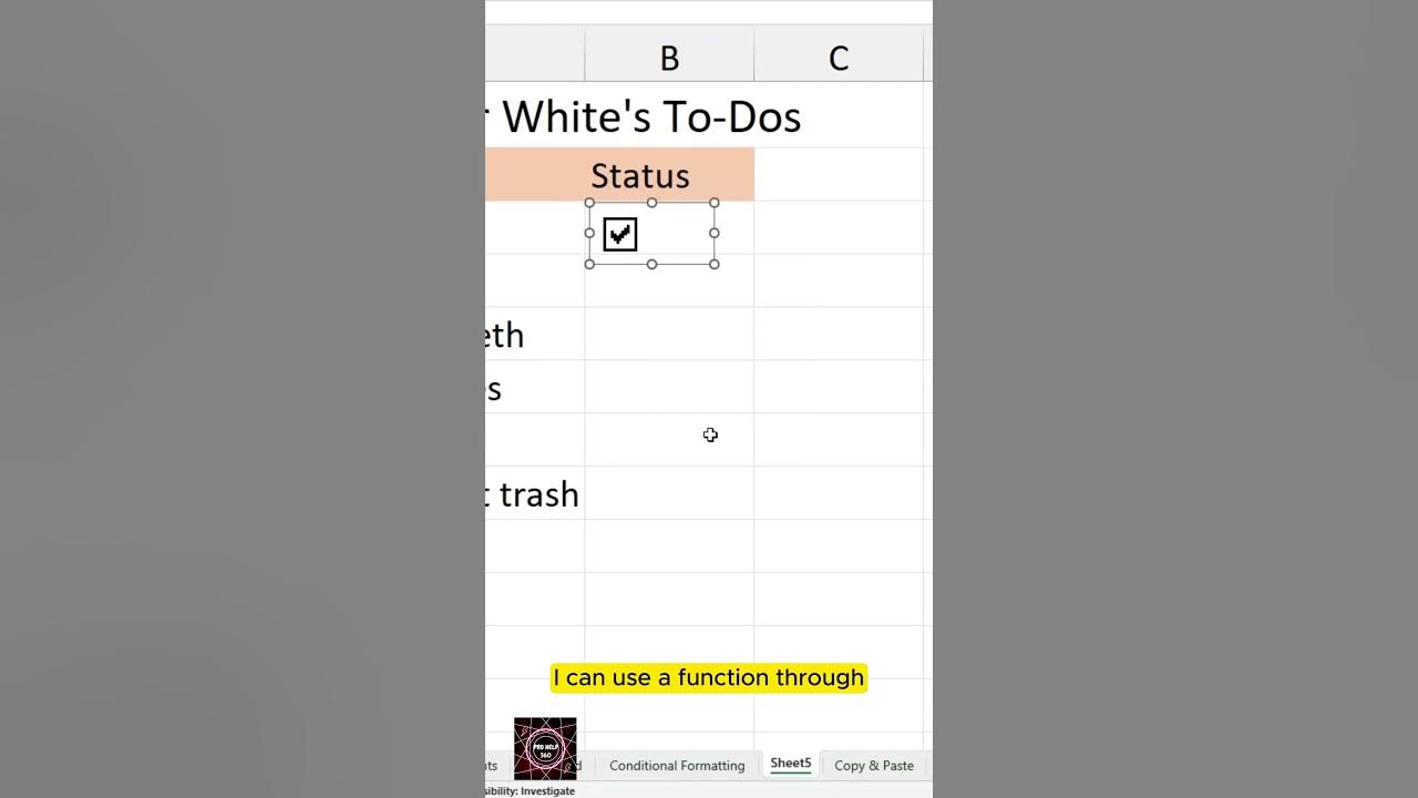 How To Make Checkboxes Linked In Excel Excel Filterfunction Excel Microsoftexcel Shorts