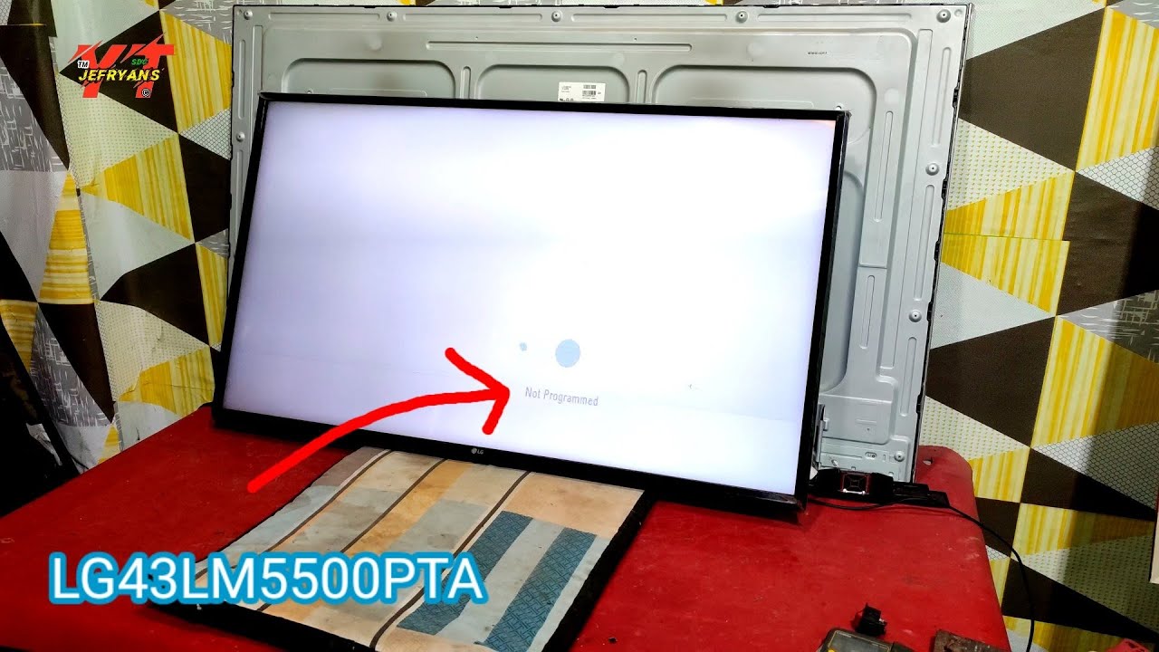 Layar Memutih Pada tv LG43LM5500 Cara Cepat Service dan efisien - YouTube