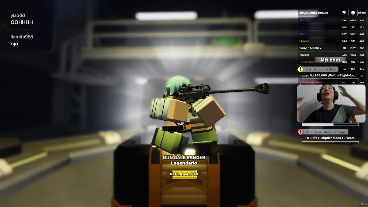 Ohhh!! ¡¡¡Me salió la Skin de Gun gale Ranger de SAO BOB!!! - Roblox ...