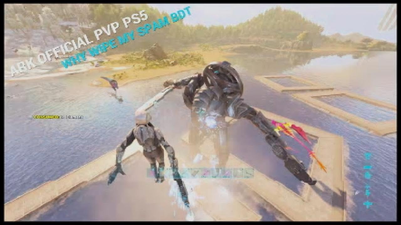 ARK OFFICIAL PVP | PS5 | WHY WIPE MY SPAM BDT ! - YouTube