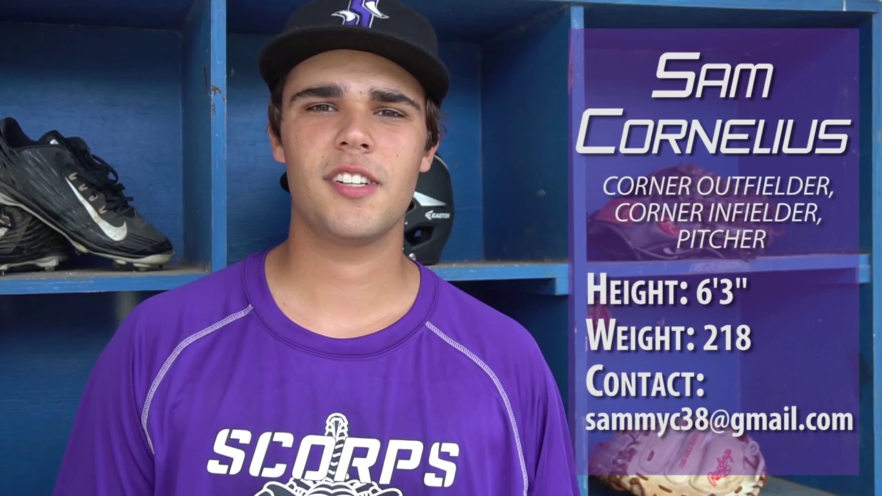 Sam Cornelius - Class of 2018 - Corner Outfielder Recruiting Video ...