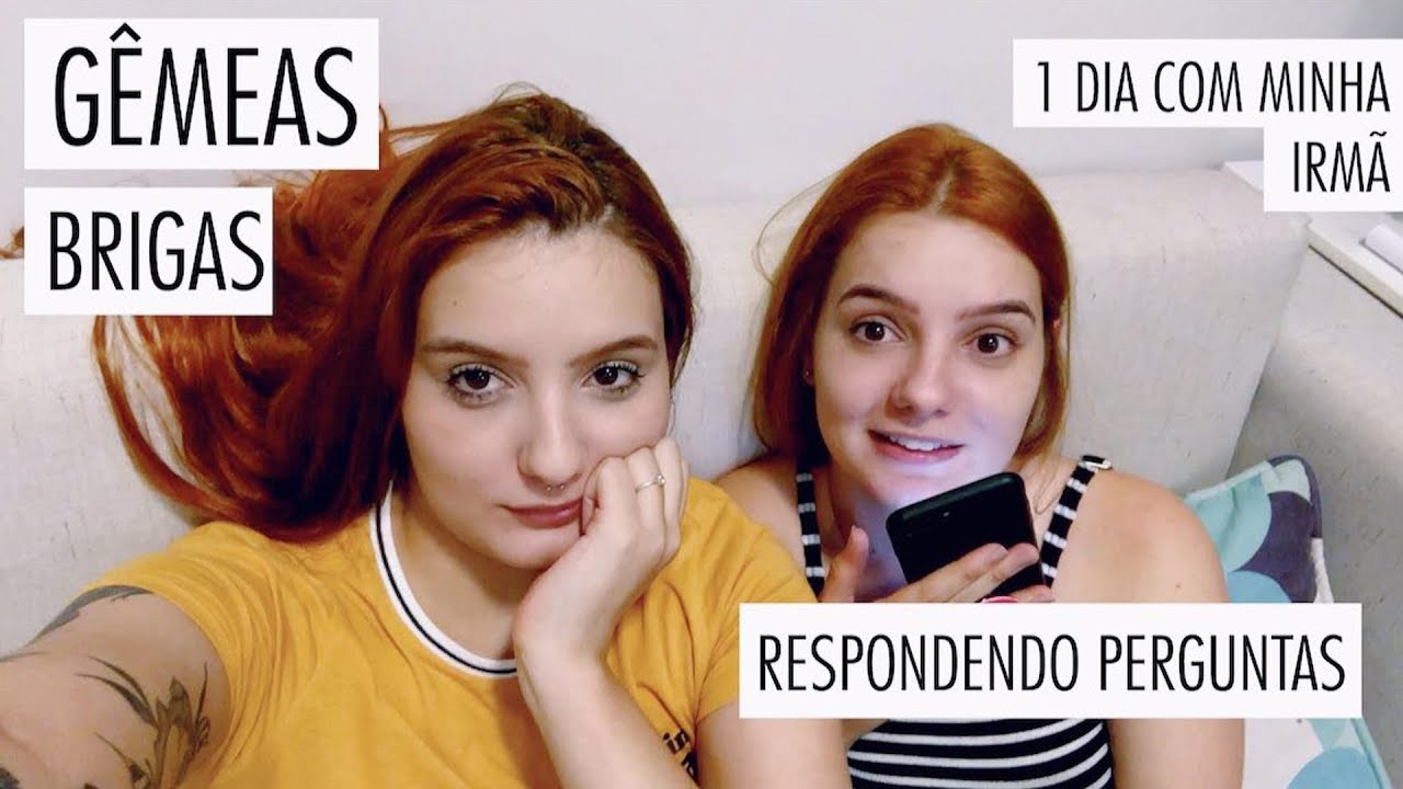 Vlog 4 Um Dia Com Minha IrmÃ GÊmea Youtube
