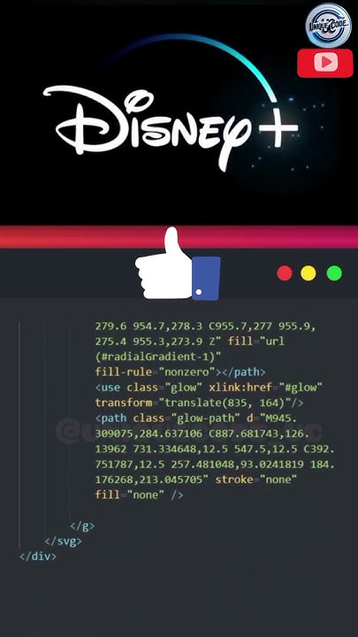 Disney ⚡logo Animation With Html Css And Javascript Webdesign Coding Disney Htmlcssjavascript
