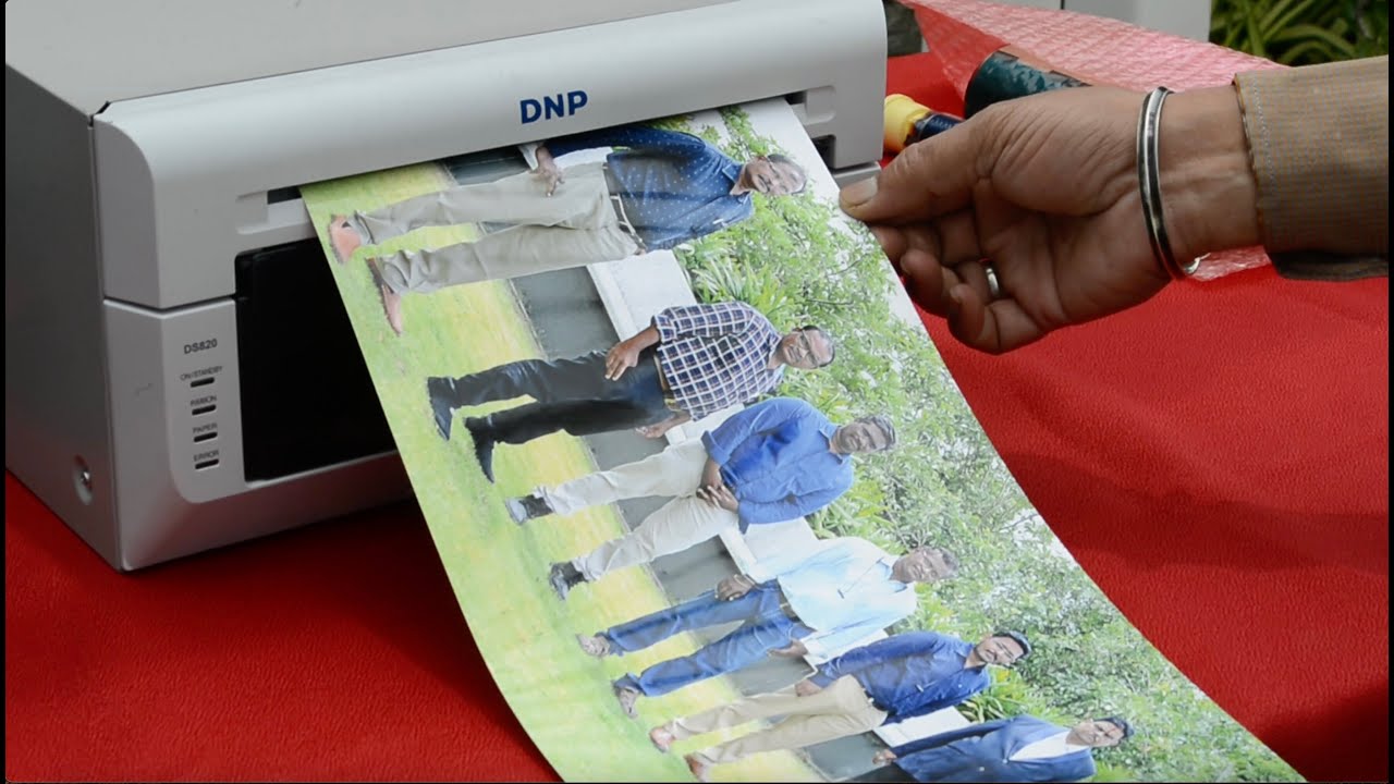 Print panoramic photos with DS820 by DNP - YouTube