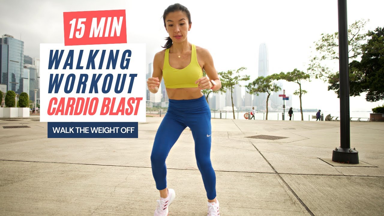 15 MIN Walking Cardio Workout | 23 Fun Exercises for Fast Weight Loss ...