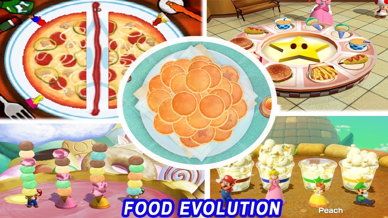 Evolution of Food Minigames in Mario Party (1999 - 2018) - YouTube