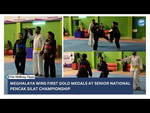 Meghalaya wins first gold medals at Senior National Pencak Silat Championship