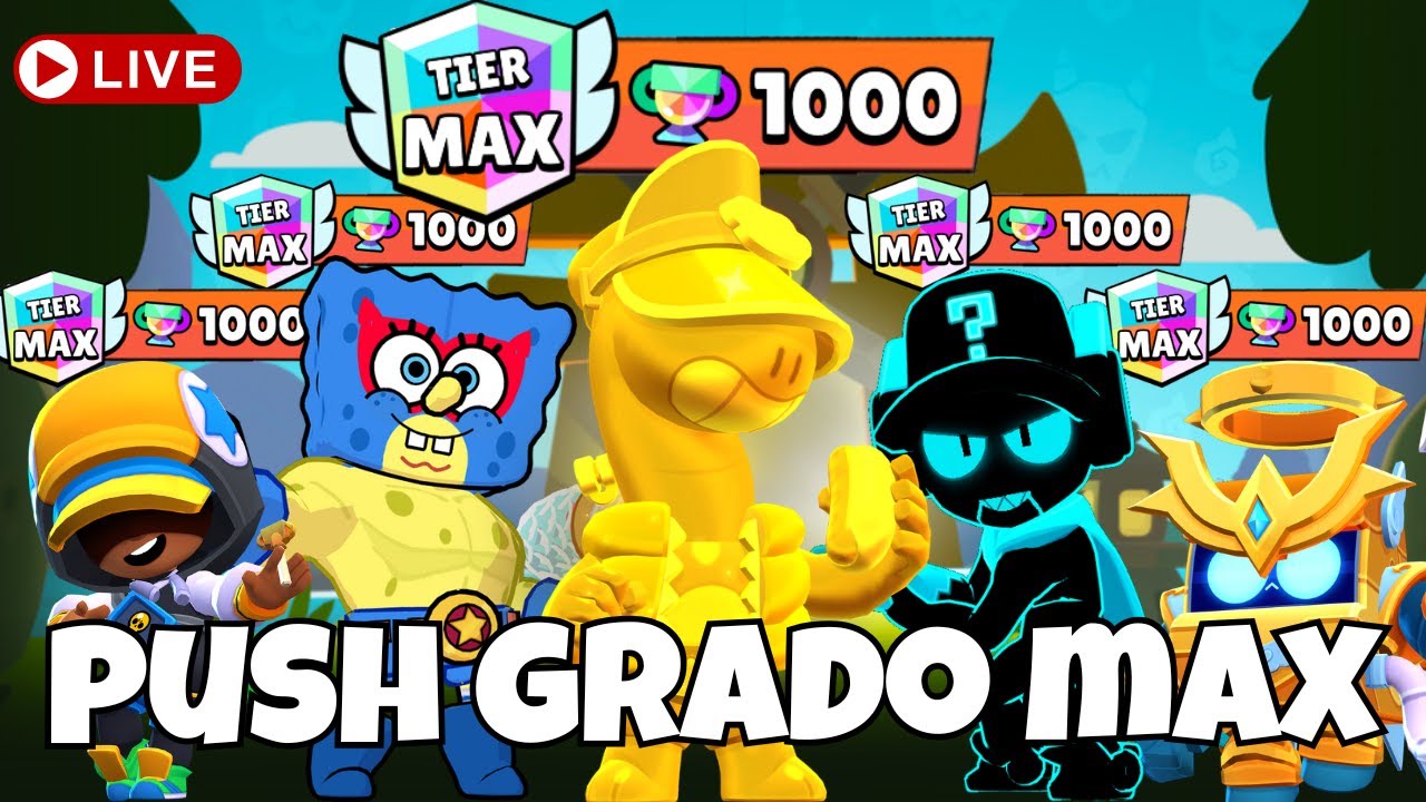 🔴LIVE BRAWL STARS -🔥PUSH BRAWLER RANK MAX!!🔥 - YouTube