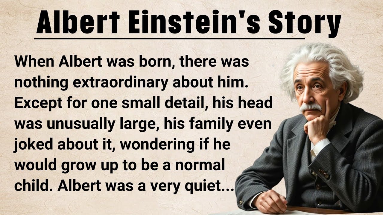 Learn English through Story ⭐️ Albert Einstein's Story || Listening ...