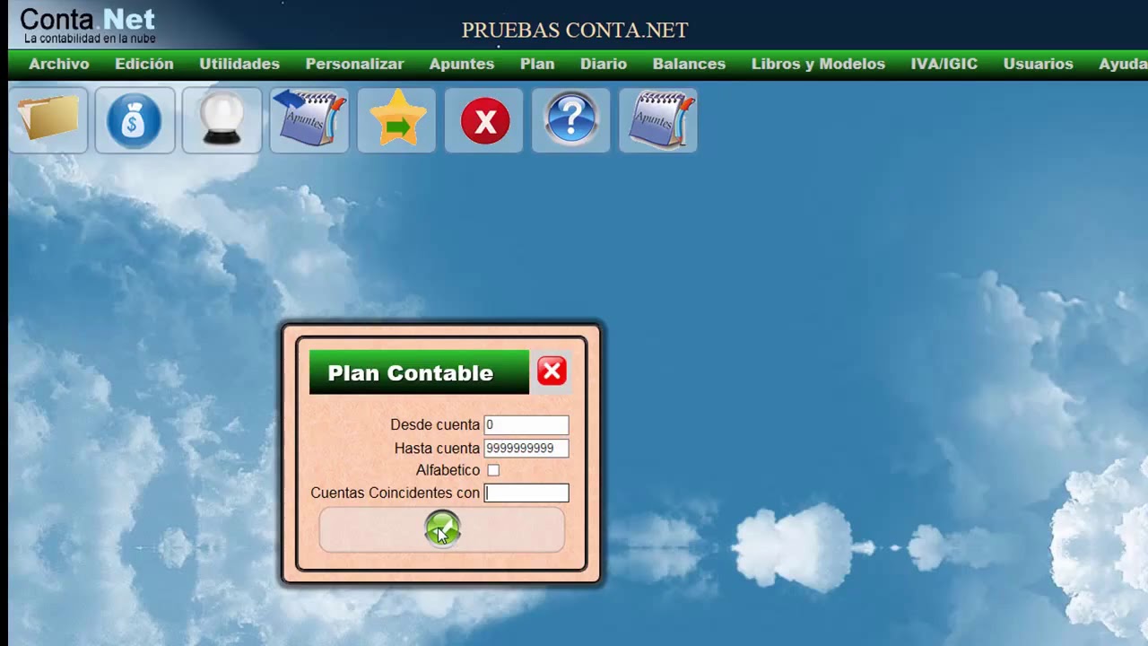 ContaNet Visualizacin Plan Contable y Consultasyoutube com - YouTube