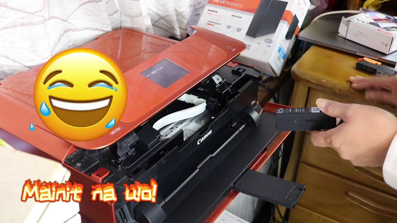 PAANO I-SET UP ANG INK CARTRIDGE NG CANON MG7530 PRINTER - YouTube